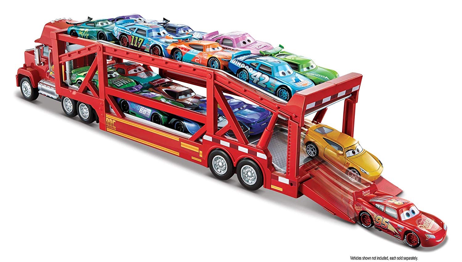 Disney Cars Mack Transporter - Cars vrachtwagens - SpeelJan