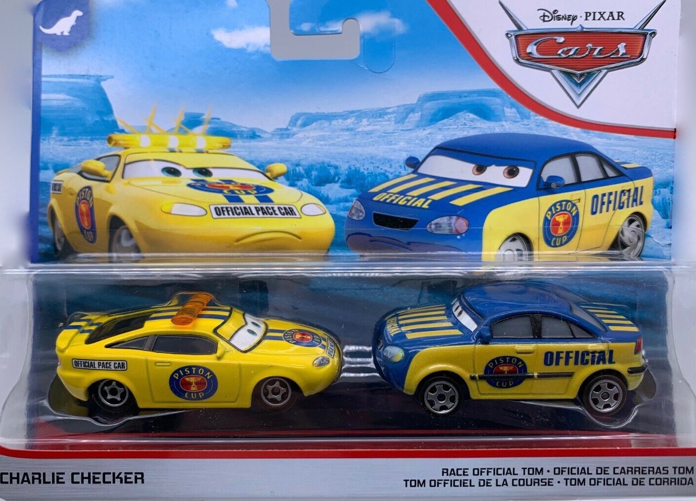 Disney Cars Charlie Checker en Race official Tom - Disney Cars 1 - SpeelJan