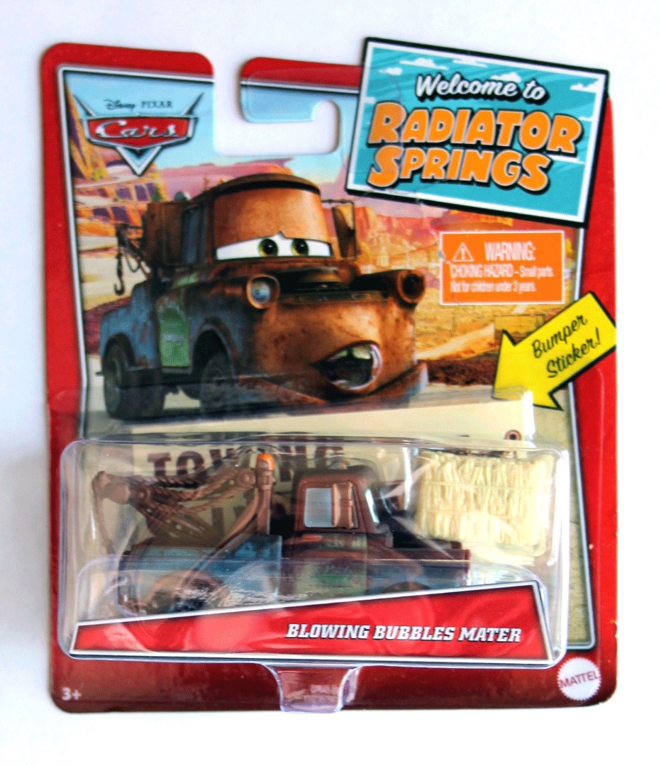 Disney Cars Welcome to Radiator Springs blowing bubbles Mater - Disney ...